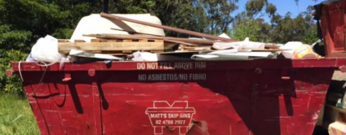 Loading your skip bin properly | Matt's Skip Bins