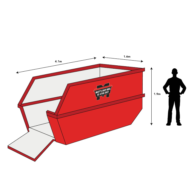 10 Cubic Metre Skip Bins | Western Sydney | Matt's Skip Bins